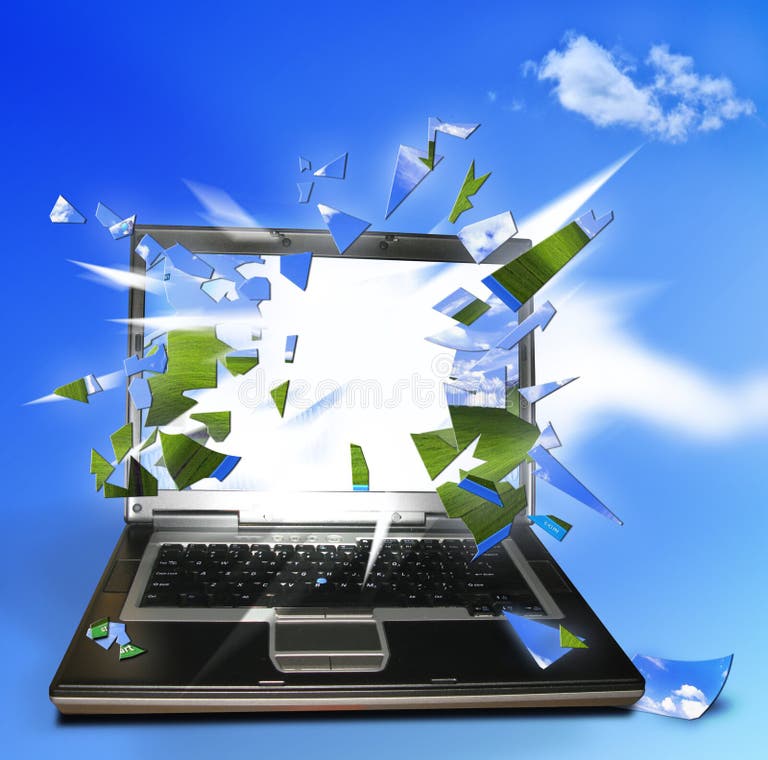 Windows breaking stock image. Image of connectivity, energy - 7106871