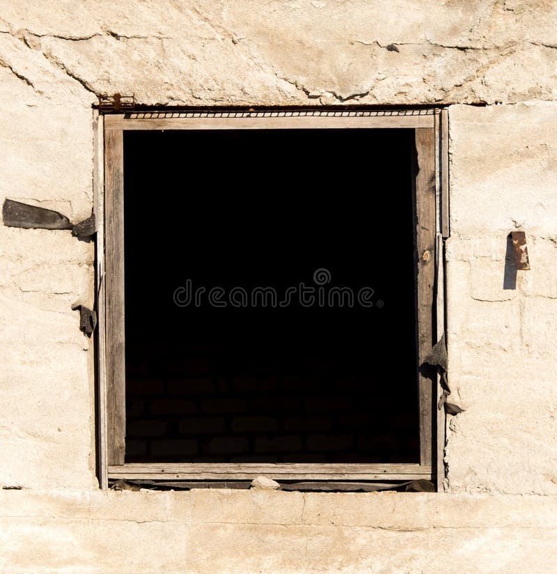 Windows in a Brick House Under Construction Stock Photo - Image of wall ...