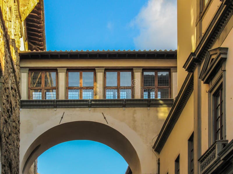 Windows on Bridge in Florence Editorial Image - Image of florence ...