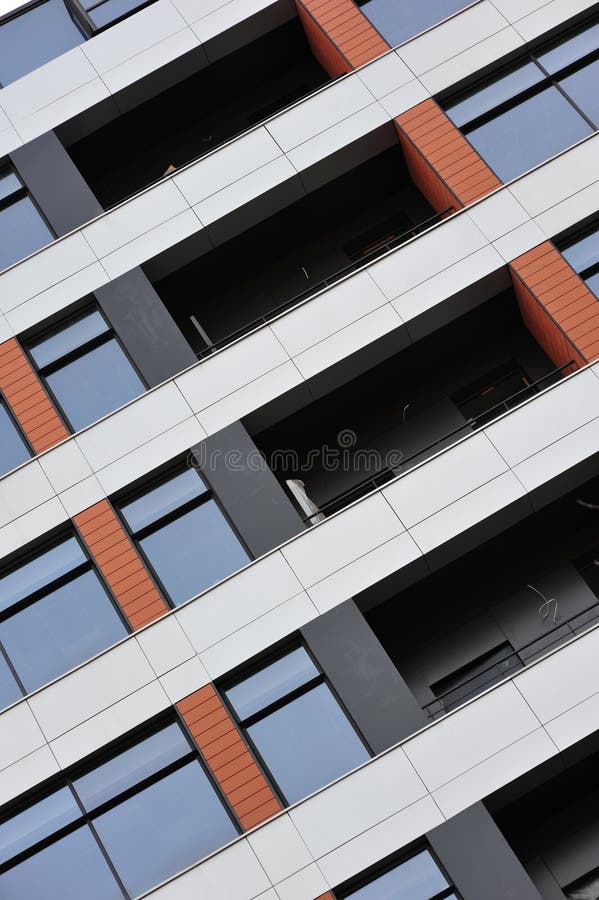 Windows of the building stock image. Image of square, abstract - 9069863