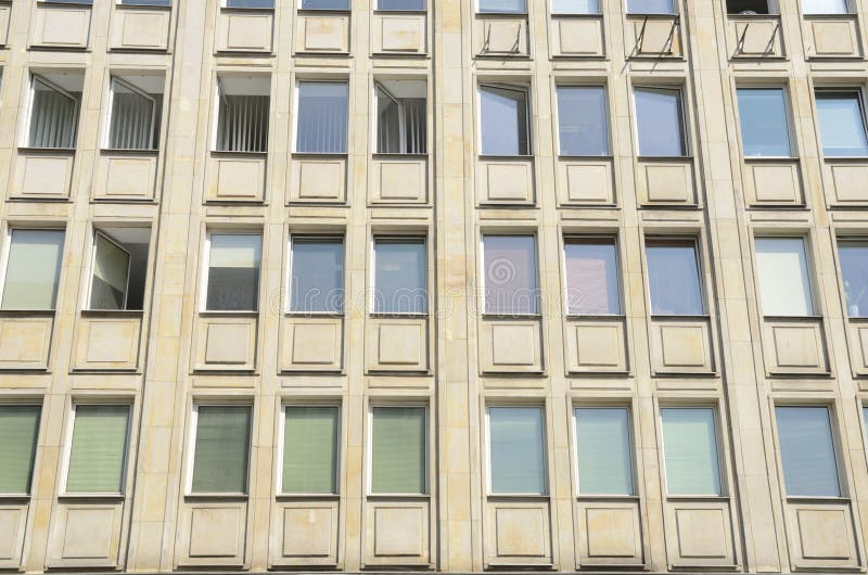 Windows on building stock photo. Image of outside, urban - 129665750
