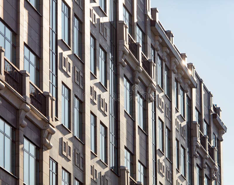 Windows in the Building As a Background Stock Photo - Image of home ...