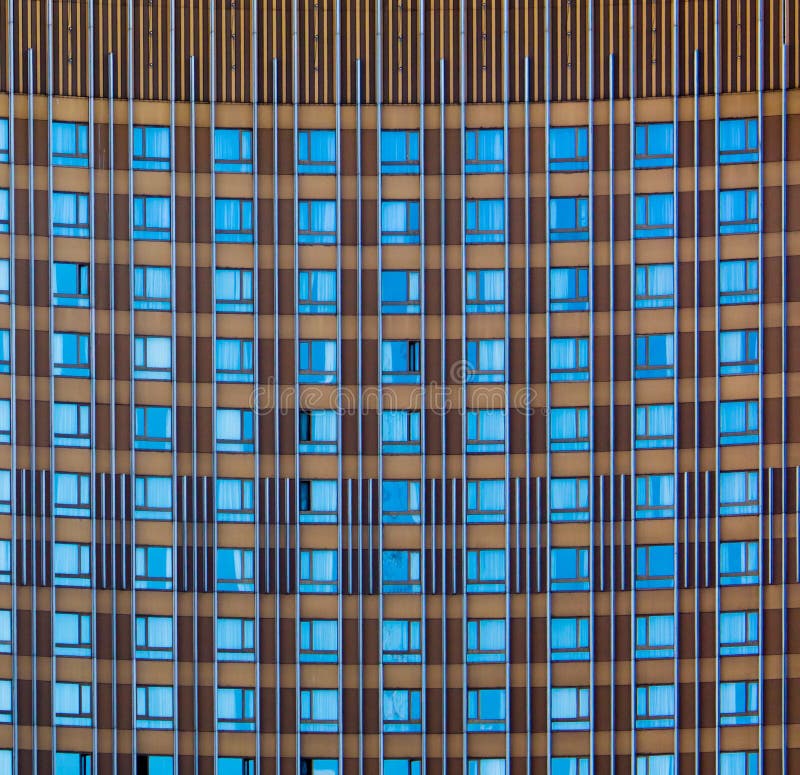 Windows in the Building As a Background Stock Image - Image of ...