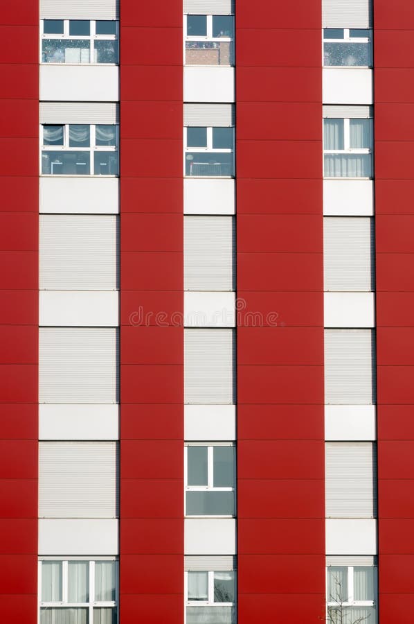 Windows in a Building with Flats Stock Image - Image of building ...