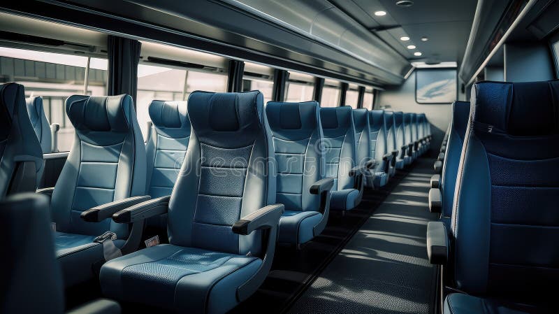 Windows bus interior stock illustration. Illustration of windows ...