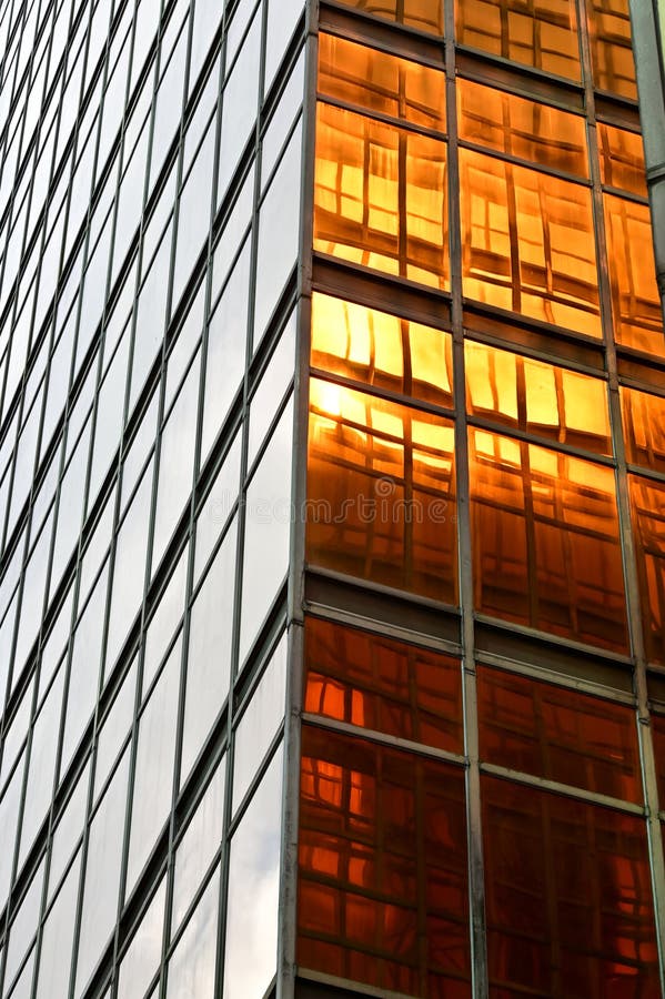 Windows of Business Building. Modern City Building Stock Image - Image ...
