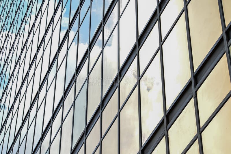 Windows of Business Building. Modern City Building Stock Photo - Image ...