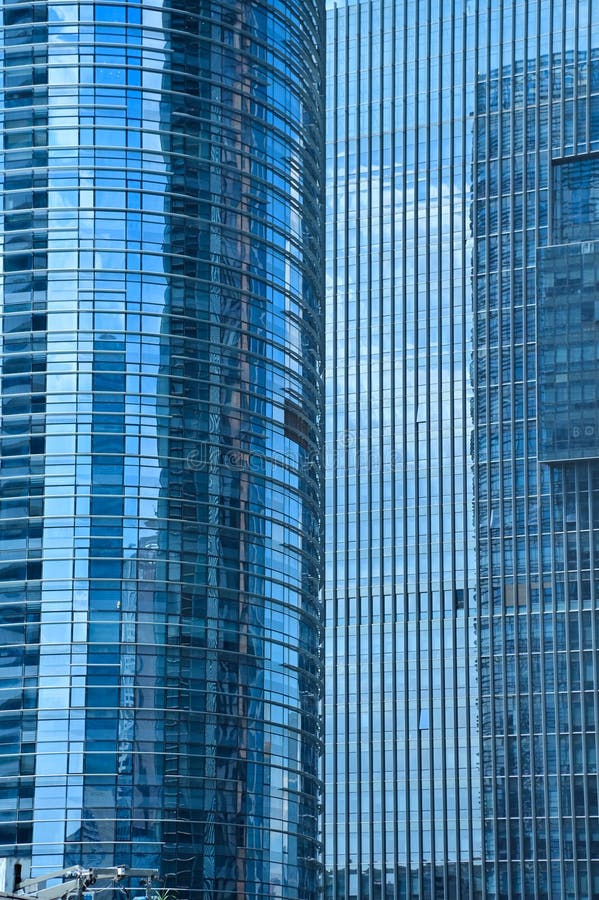 Windows of Business Building. Modern City Building Stock Image - Image ...