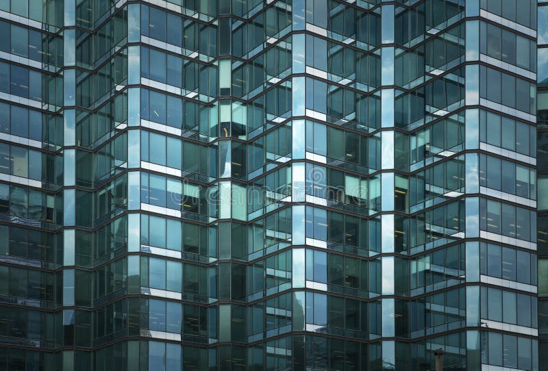 Windows of Skyscraper Business Office, Corporate Building in London ...