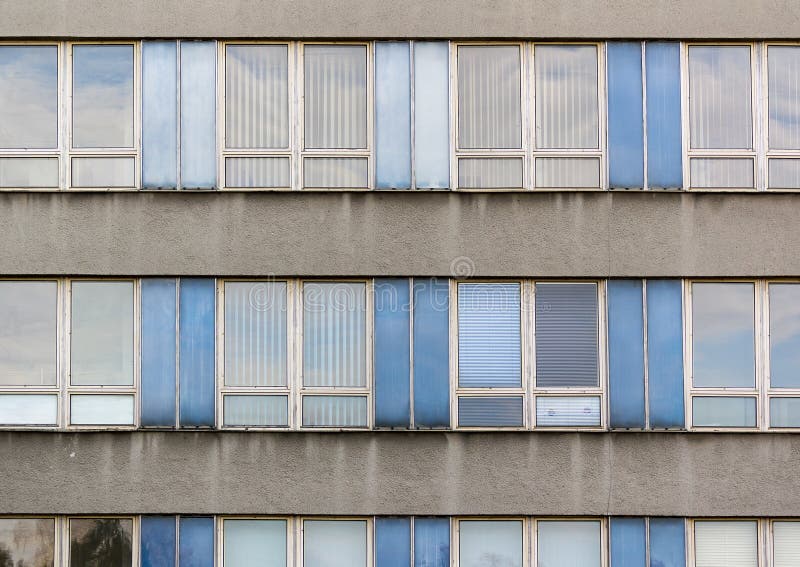 Windows in communism era stock photo. Image of architecture - 76291654