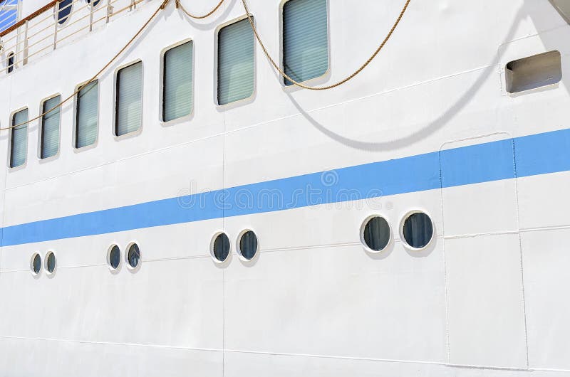 The Windows of a Cruise Ship. Stock Photo - Image of ship, liner: 120503006