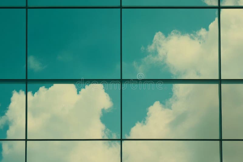 The Windows of a Current Office Building. Business Building ...