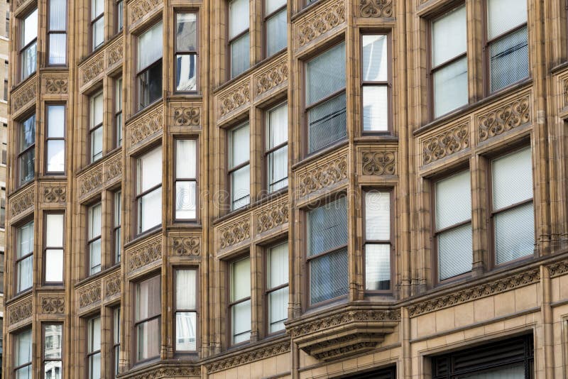 Windows de Chicago foto de stock. Imagem de moderno - 109166550