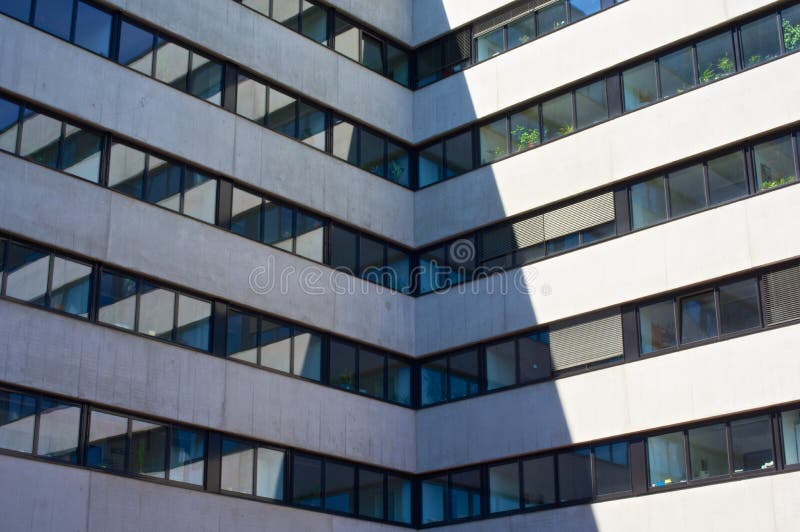 Red Windows on Diagonal Wood with Red Brick Stock Photo - Image of ...