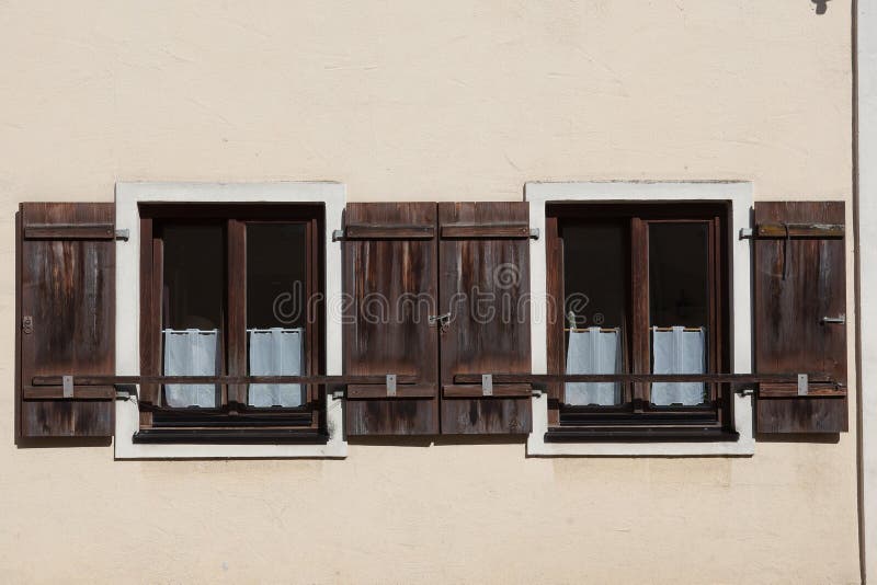 Windows and Doors in the Old European Style Stock Photo - Image of ...