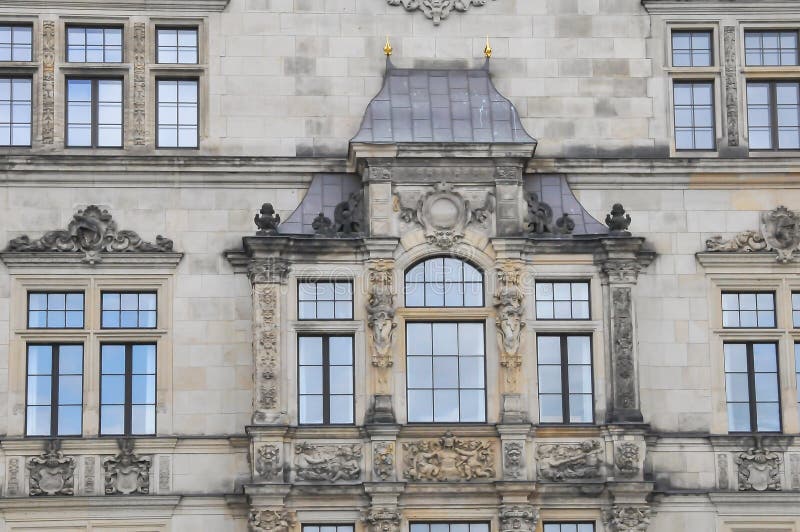 Windows in Dresner, in Germany Stock Photo - Image of building, germany ...