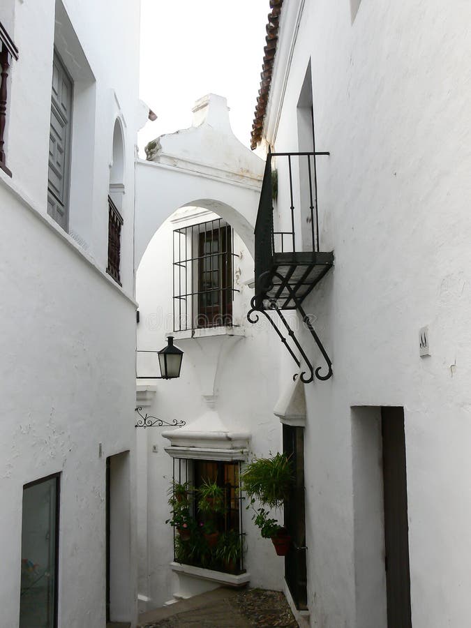 Windows in El Pueblo Espanhol, in Spain Stock Image - Image of urban ...