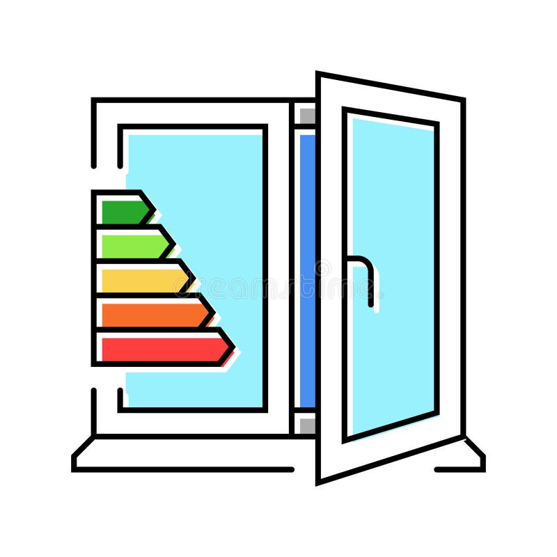 Windows Energy Efficient Color Icon Vector Illustration Stock Vector ...