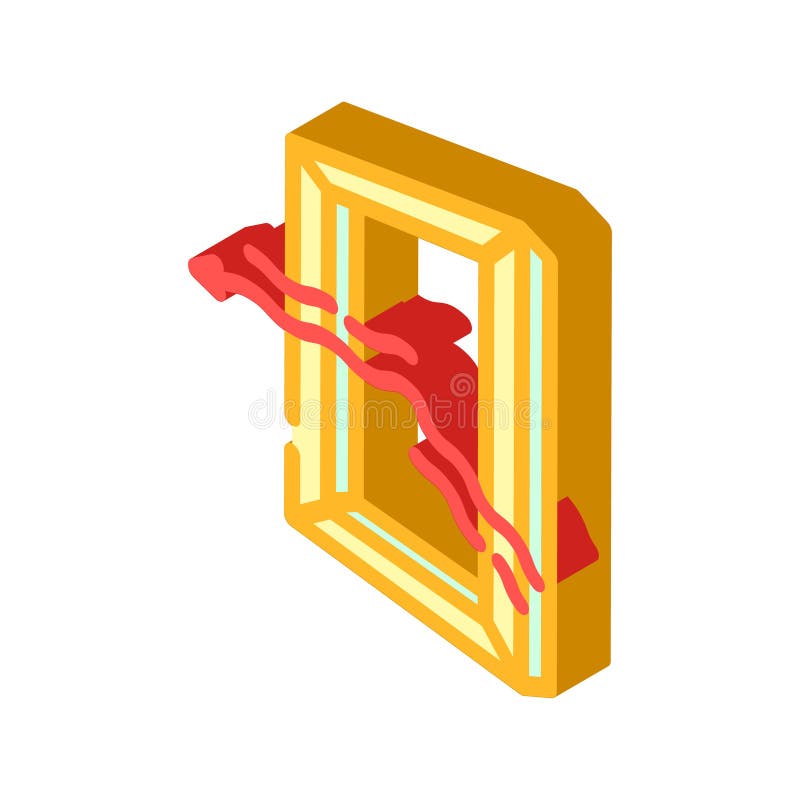 Windows Energy Efficient Isometric Icon Vector Illustration Stock ...