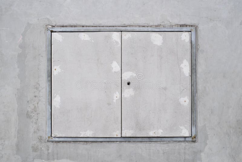 Windows Frame on Cement Wall Background Photo Stock Image - Image of ...