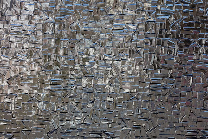 Windows Glass with Cubes and Triangles Decorated Background High ...