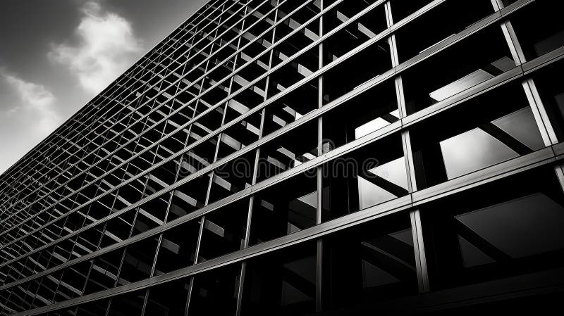 Windows Grid Black and White Stock Illustration - Illustration of ...