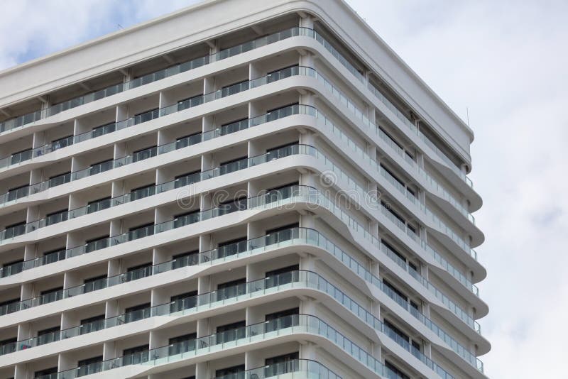 Windows in a High-rise Building Stock Image - Image of buildings ...
