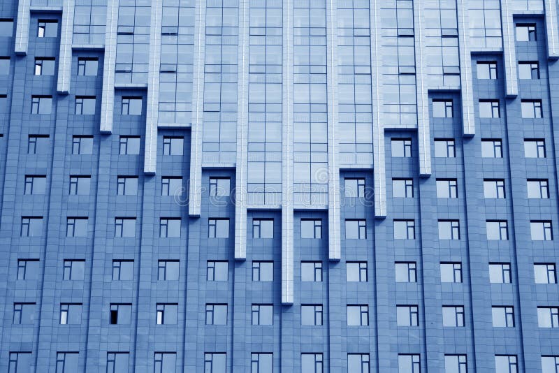 Windows on the High Rise Building Stock Image - Image of office ...