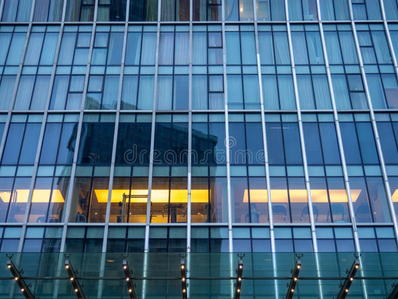 The Windows of a High-rise Building. Building Monolith. Background from ...