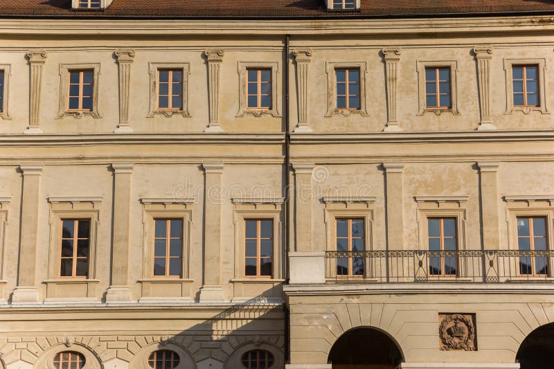 Windows of the Historic Castle in Weimar Editorial Photo - Image of ...