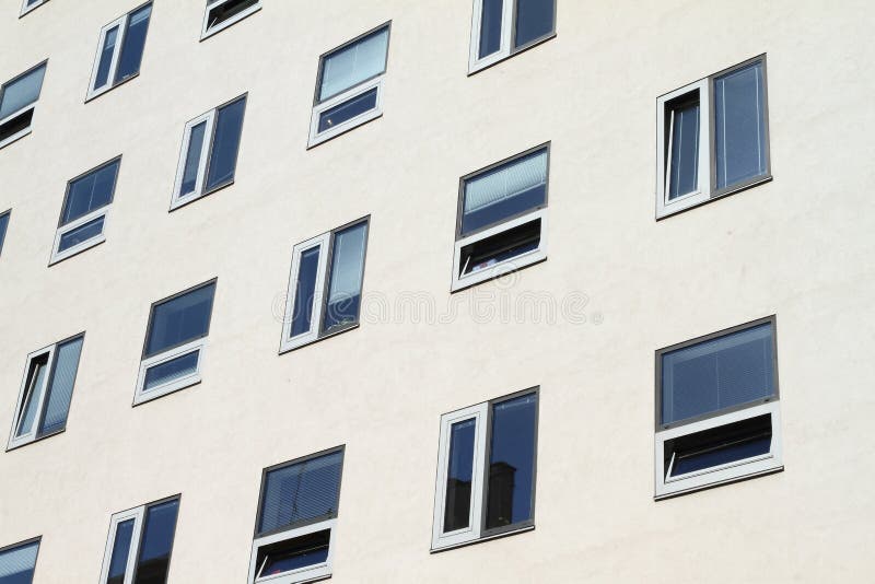 Windows of a hotel stock photo. Image of house, architecture - 51047342