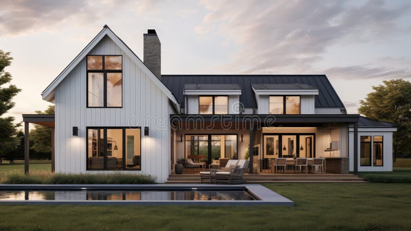 Windows house midwest stock illustration. Illustration of home - 360878460