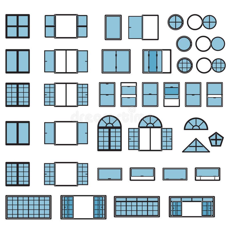 Window Types Stock Illustrations – 2,399 Window Types Stock ...