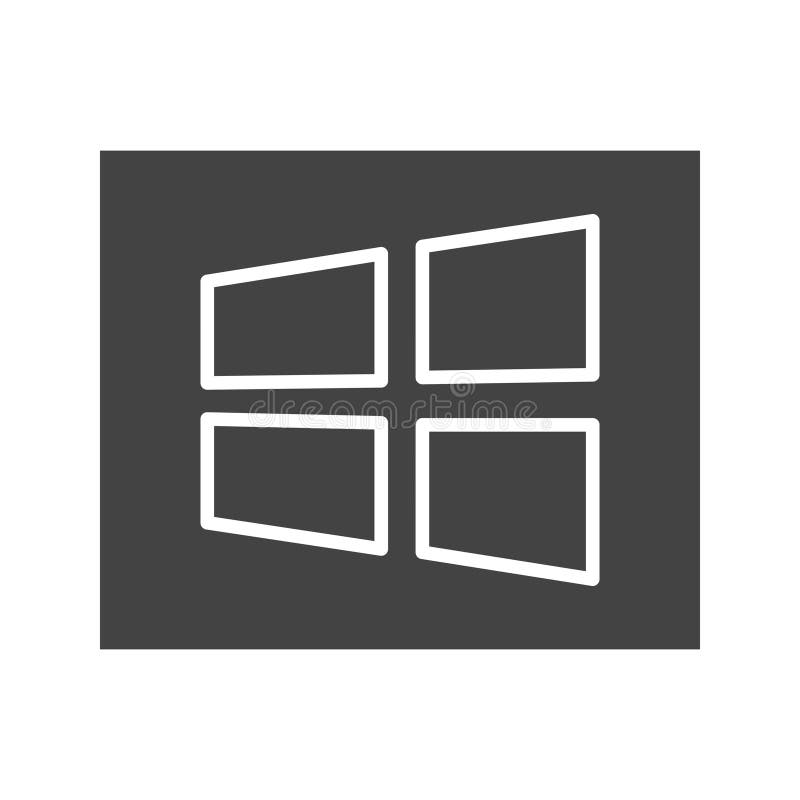 Windows Icon Set. Window Types Set. Vector Stock Vector - Illustration ...