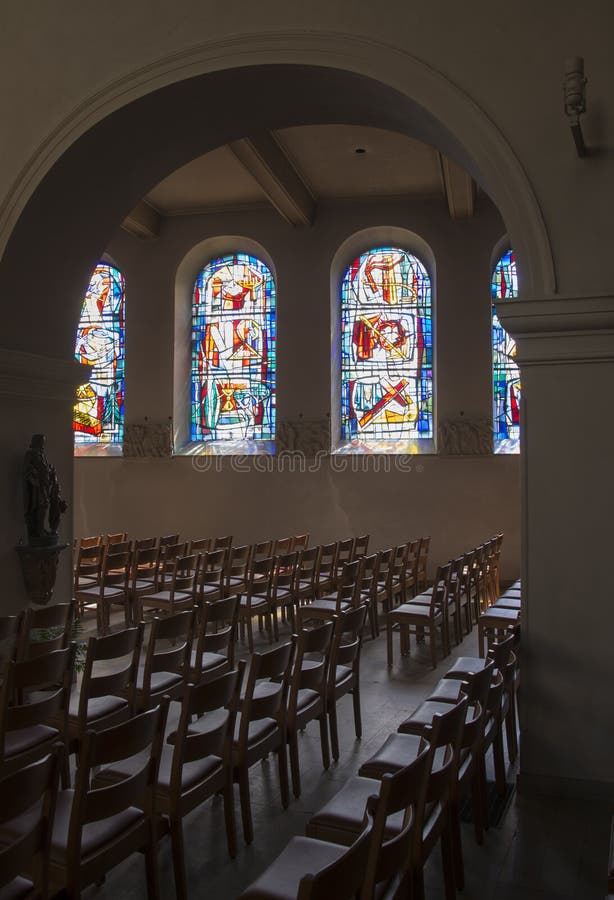 Church interior stock image. Image of church, bright - 18498703