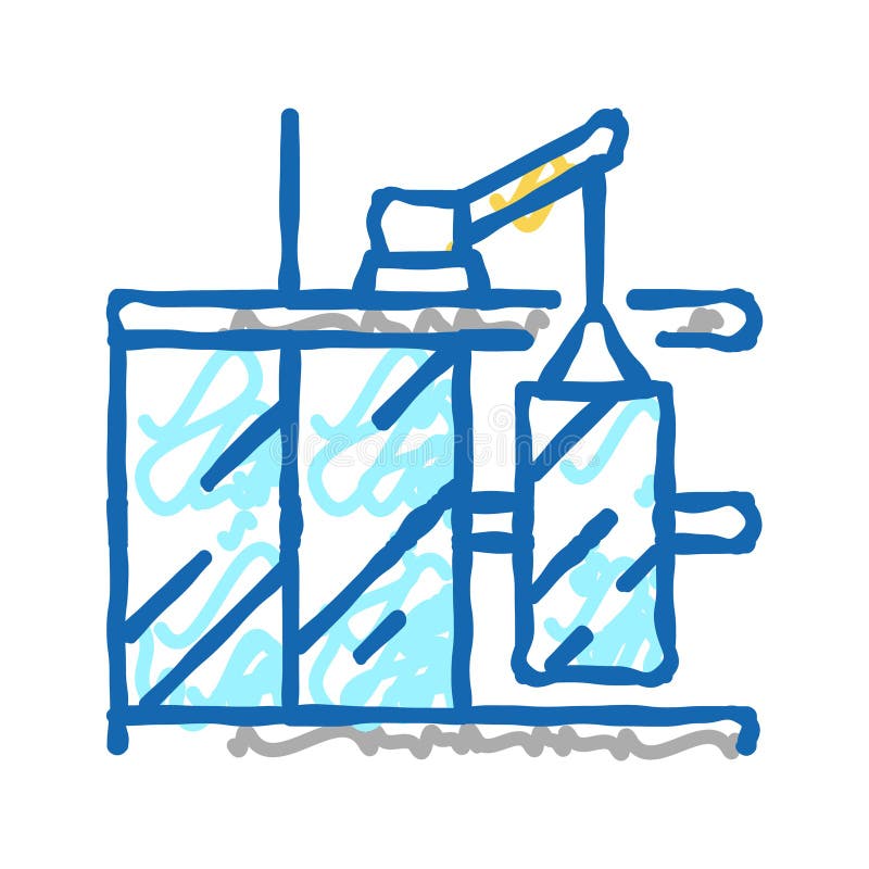 Windows Installation Icon Doodle Illustration Stock Illustration ...