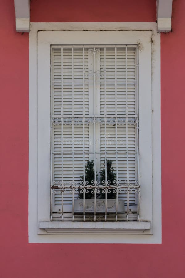 Windows with iron bars stock photo. Image of italian - 40651002