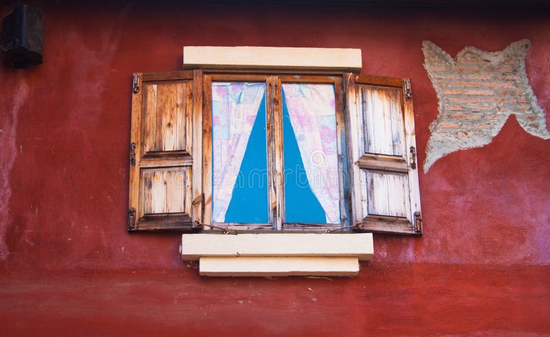 Windows of Italian Style Building Stock Photo - Image of travel ...