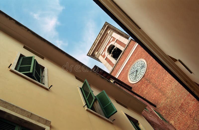 Windows in Italy stock image. Image of italy, wall, italian - 4218733