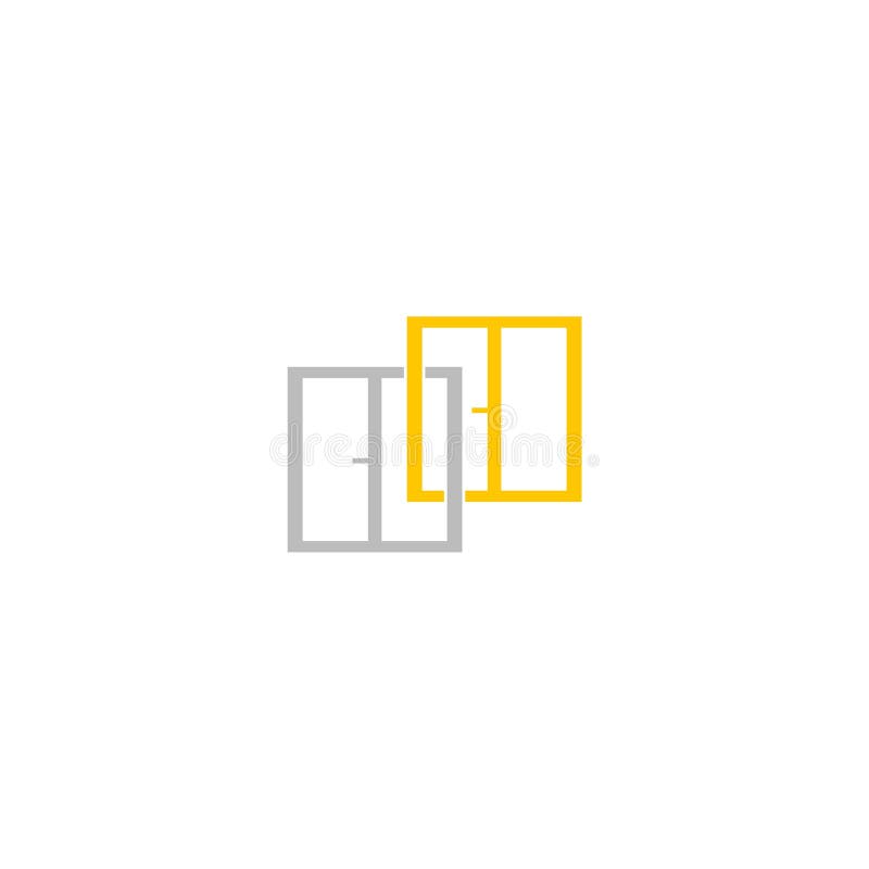 Window Services Logo Sticker Design Stock Vector - Illustration of ...