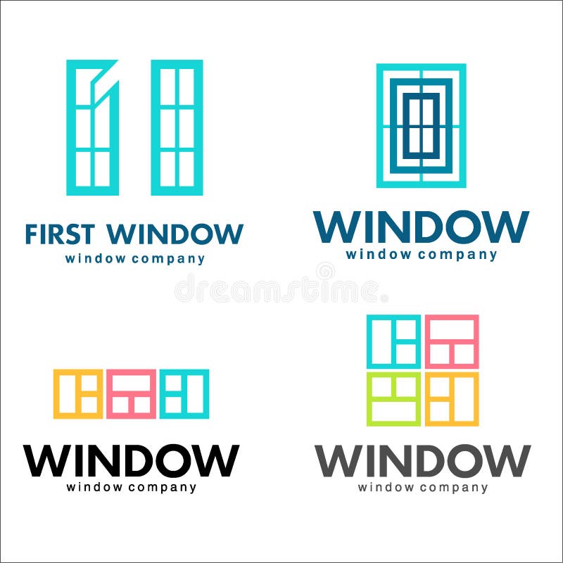 Windows Logo Set, Vector Logo Template. Stock Vector - Illustration of ...