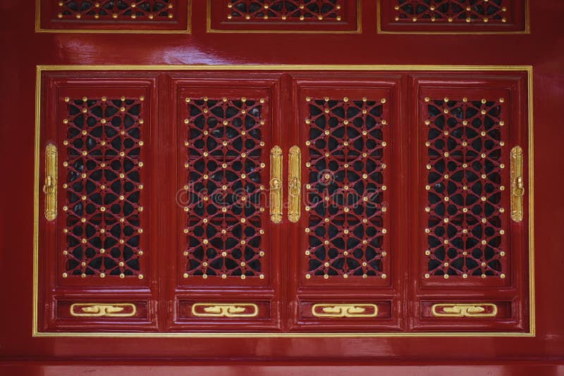 The Windows, Made in Traditional Chinese Style Stock Image - Image of ...