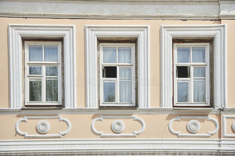 The Windows are Made of Wood Stock Image - Image of famous, historical ...
