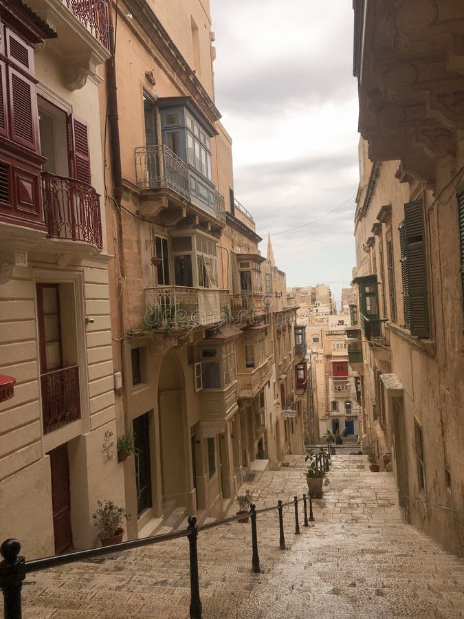 Windows in Malta stock photo. Image of neighbourhood - 231653140