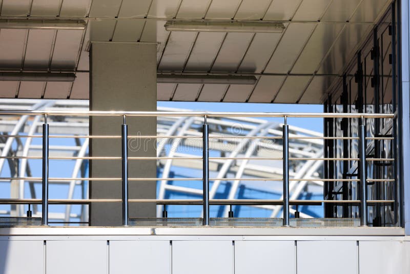Windows and Metal Structure on the Wall of Modern Buildings of Business ...