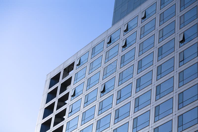 Windows by modern building stock image. Image of contemporary - 7710309