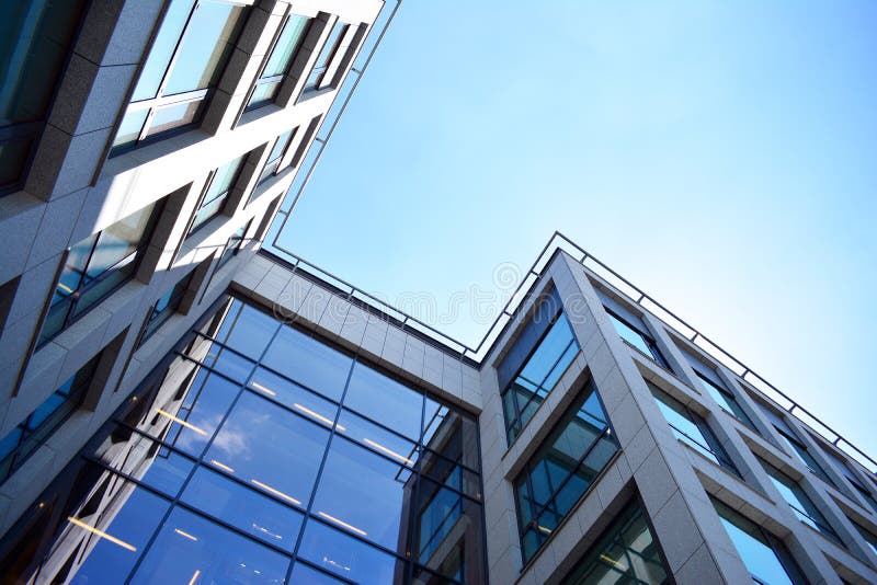 The Windows of a Modern Building for Offices Stock Photo - Image of ...