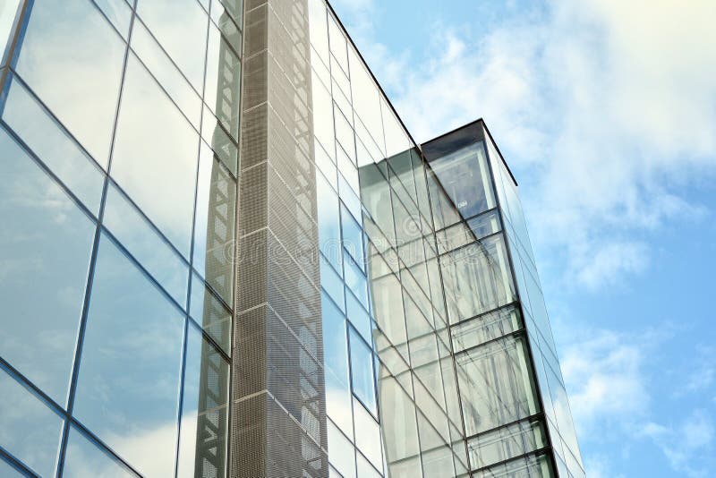 The Windows of a Modern Building for Offices. Business Buildings ...