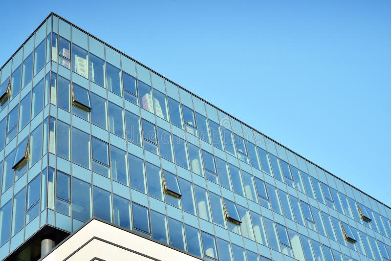 The Windows of a Modern Building for Offices. Business Buildings ...