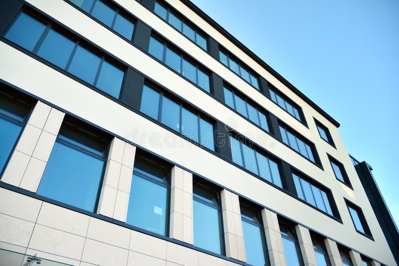 The Windows of a Modern Building for Offices. Business Buildings ...